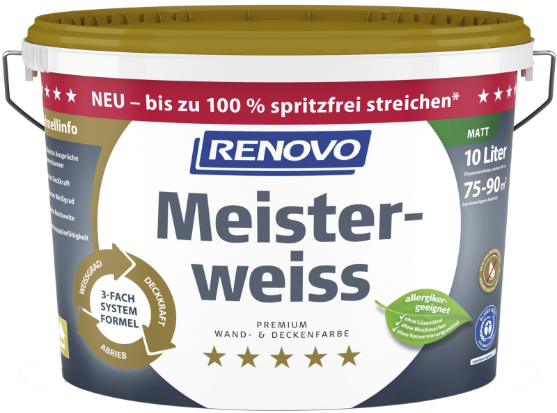 10 Liter Renovo Meisterweiss weiß | BRIL460308